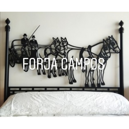 CABECERO COCHE DE CABALLOS
