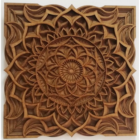 MODERNO CUADRO TRIDIMENSIONAL FLOR